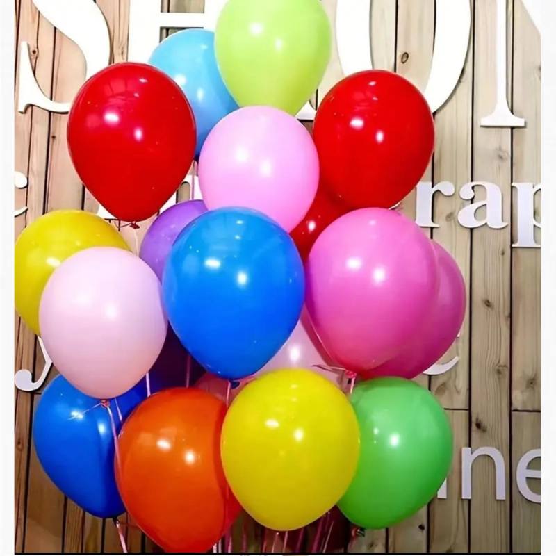 Set 100 buc, Baloane colorate din latex